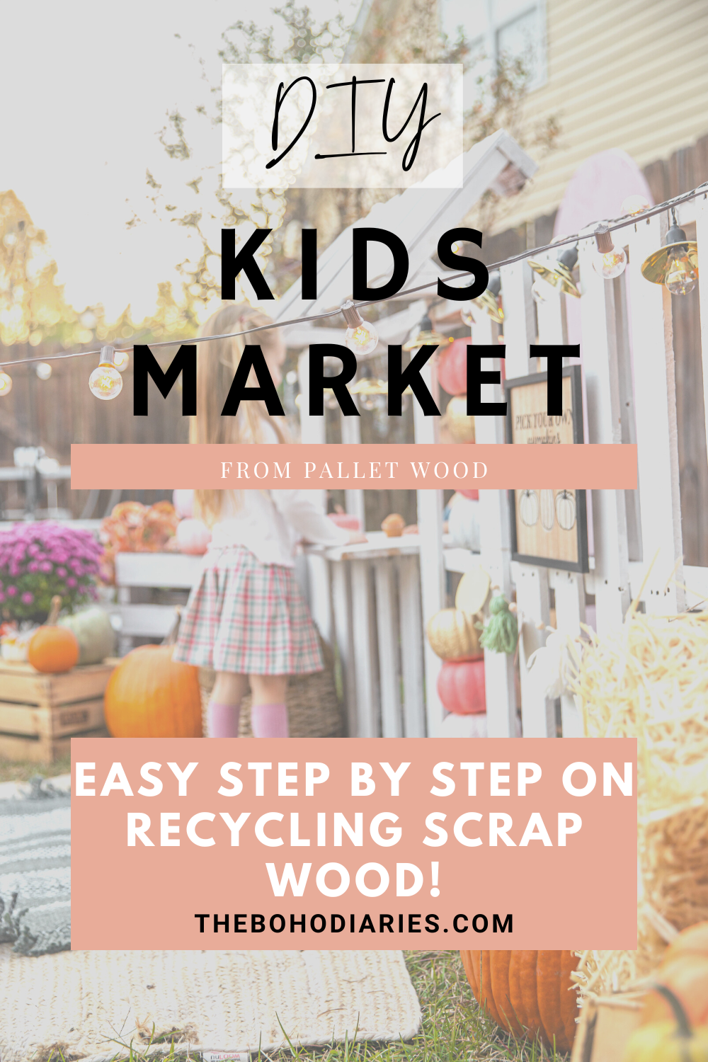 DIY Kids Market From Pallet Wood - DIY Decor Diaries